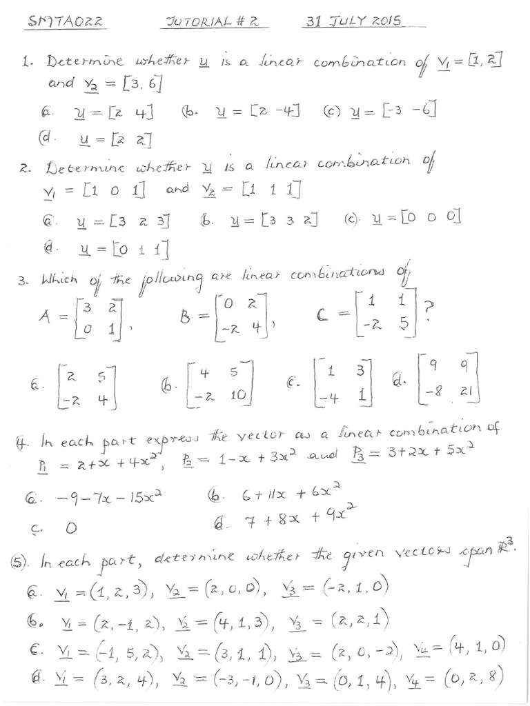 SMTA022&math21_2_Tutorial2_2015 | PDF