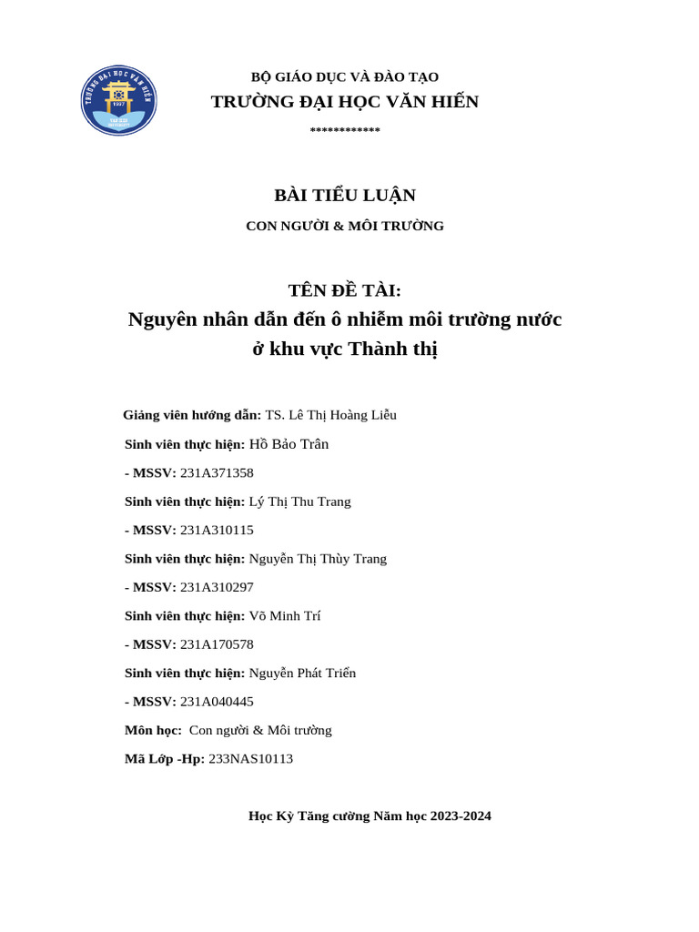 N5E CT5 Võ Minh Trí | PDF