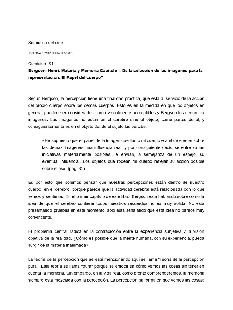 Semio Posta | PDF | Mente | Percepción