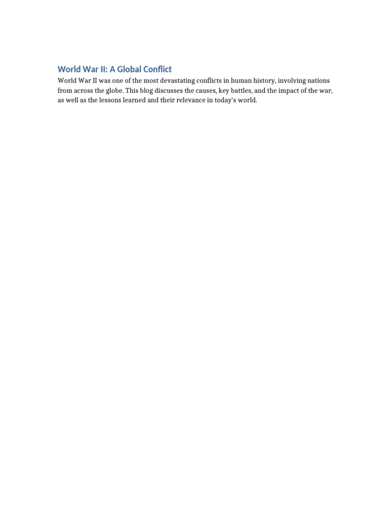 World War 2 | PDF