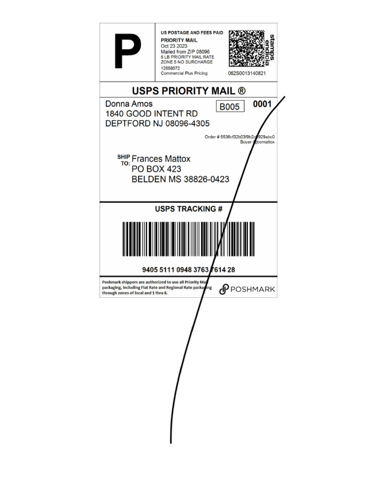 Pre-Paid Mailing Label | PDF