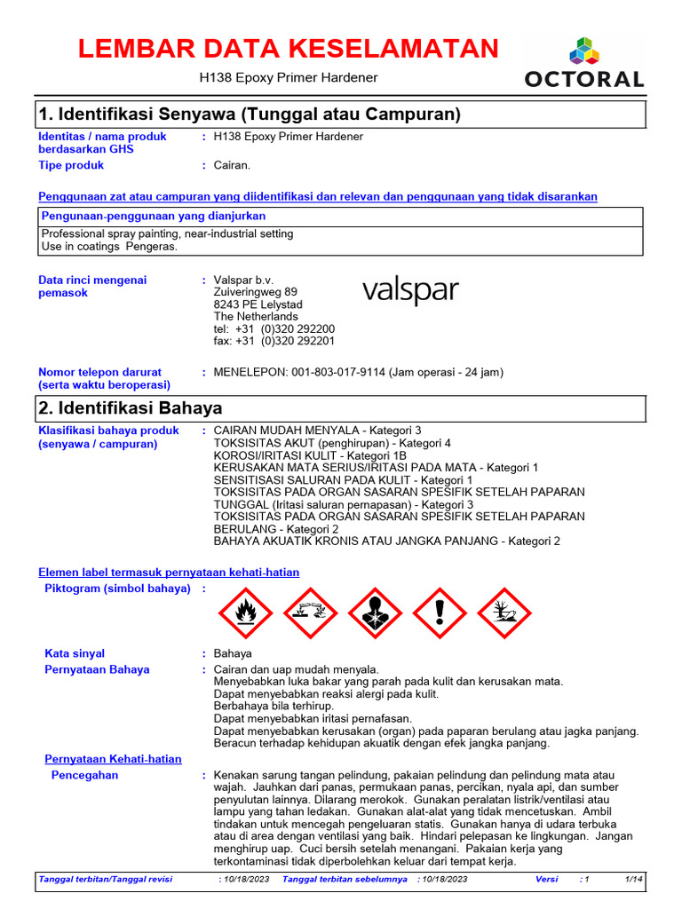 Epoxy Msds | PDF