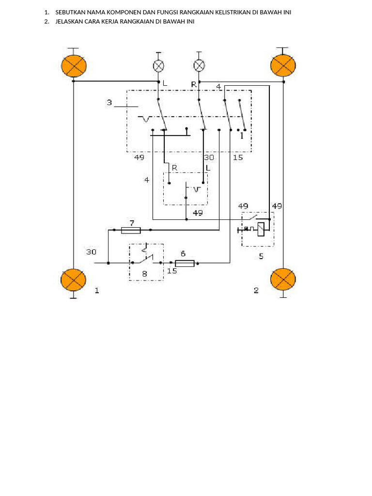 Komponen dan Fungsi Rangkaian Kelistrikan | PDF