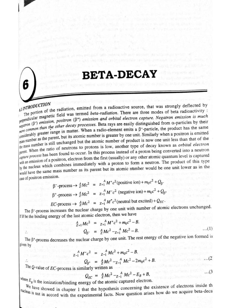 Nuclear Physics Beta-Decay | PDF
