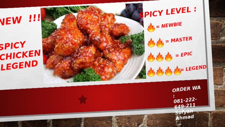 Spicy Chicken Legend | PDF