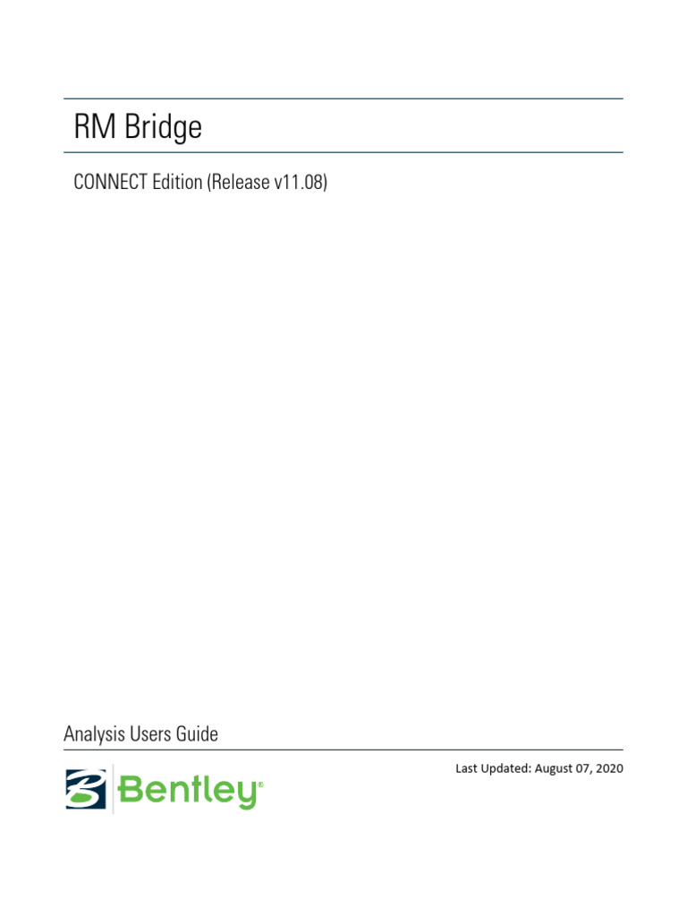 RM Bridge Analysis User Guide | PDF | Prestressed Concrete | Stress (Mechanics)