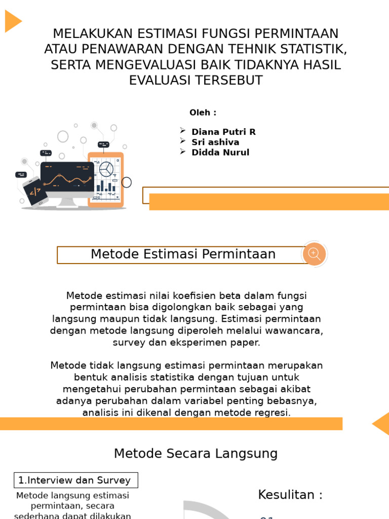 Estimasi Permintaan dengan Statistik | PDF