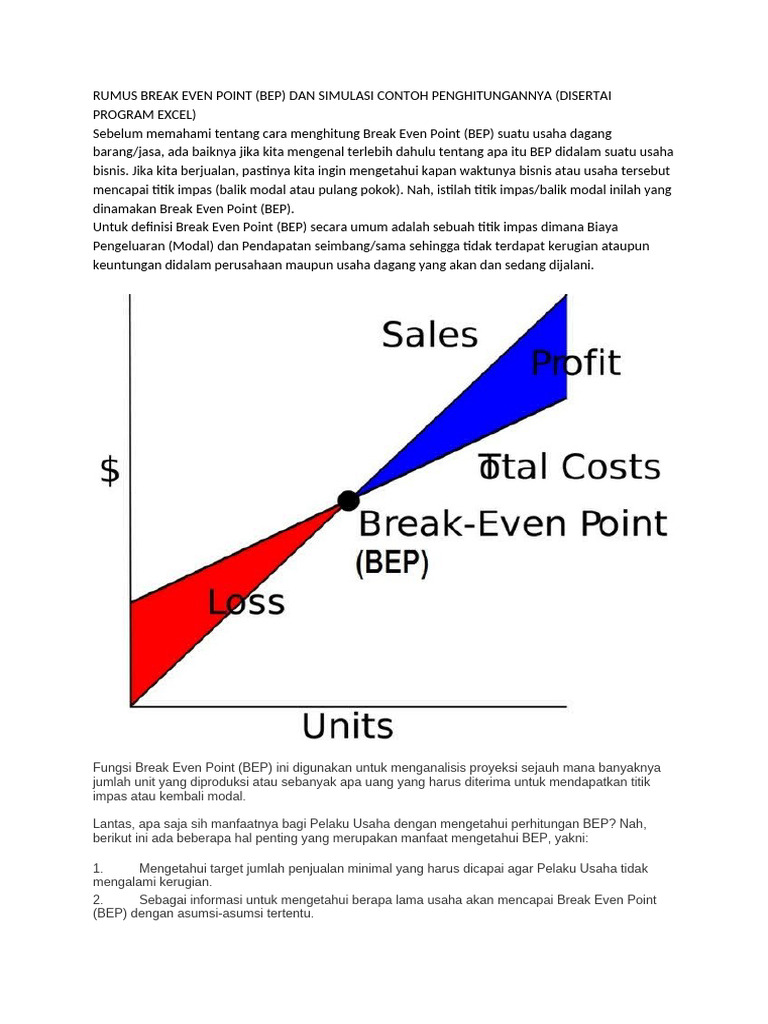 Rumus Break Even Point | PDF