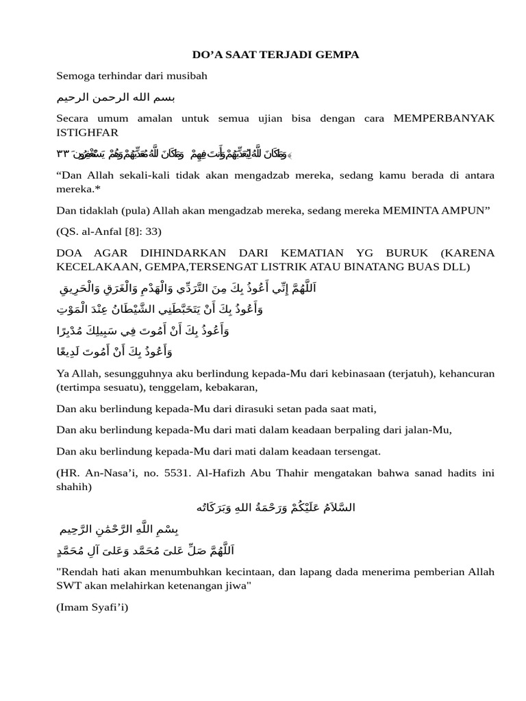kumpulan doa | PDF