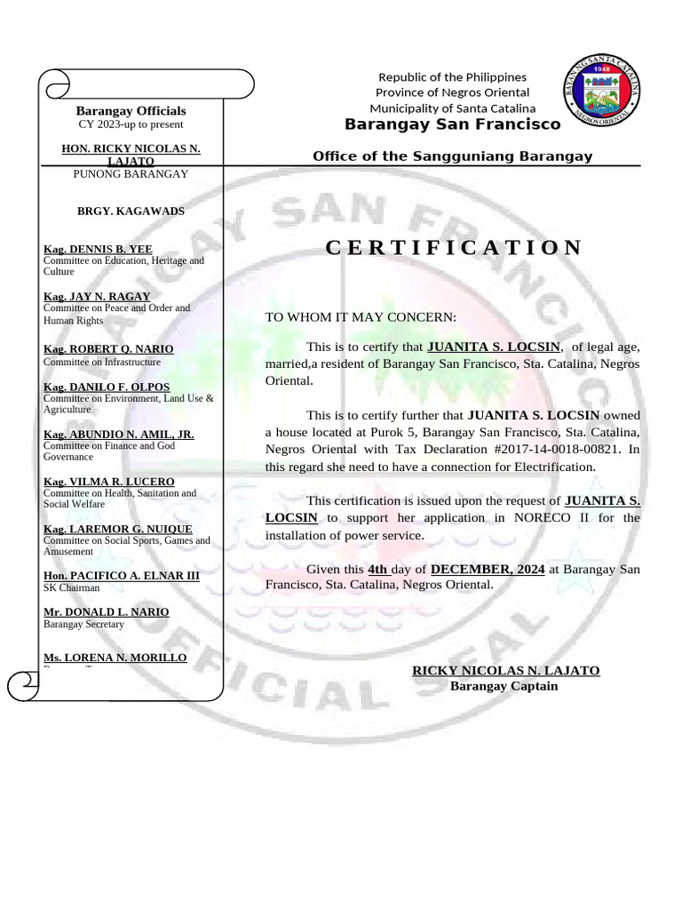 Certification Noreco | PDF
