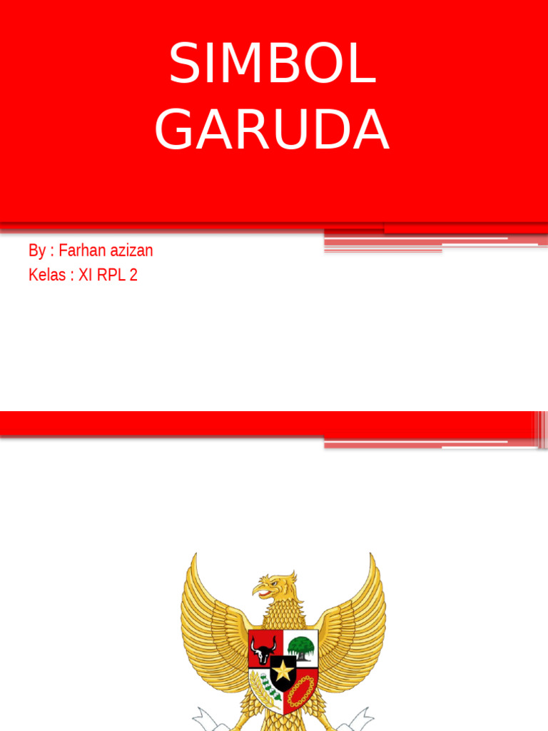 SIMBOL GARUDA by Farhan Azizan | PDF