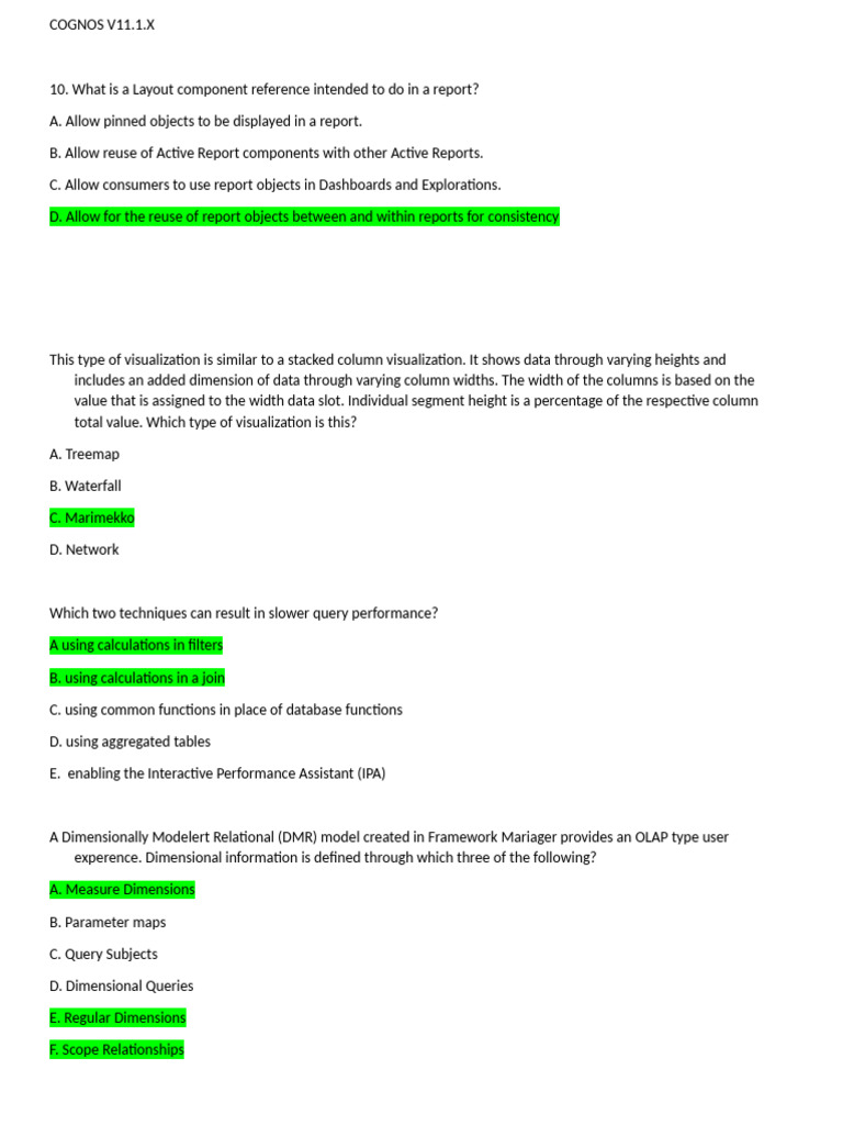 COGNOS Versão Final 3 | PDF | Relational Database | Databases