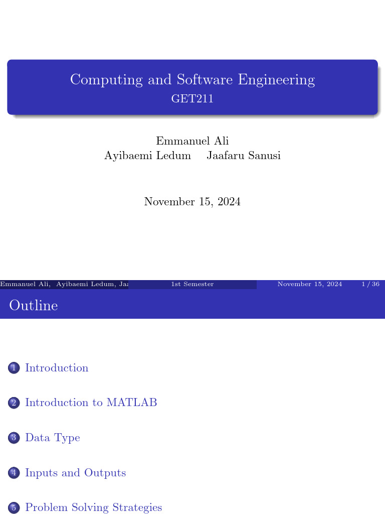 Lecture5_Computing | PDF | Control Flow | Algorithms Lecture5_Computing | PDF | Control Flow | Algorithms