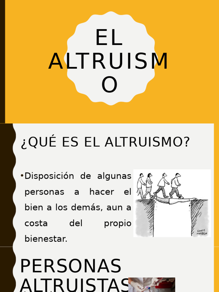 EL ALTRUISMO | PDF