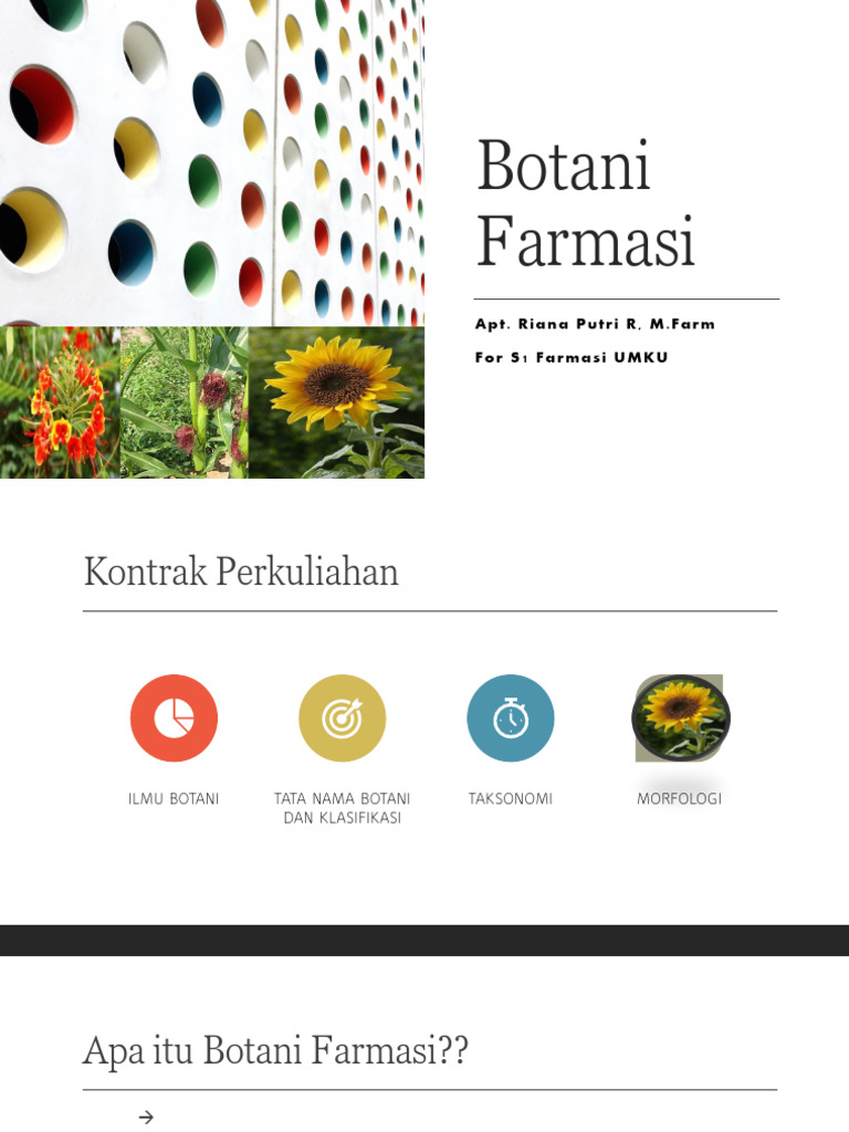Botani Farmasi | PDF
