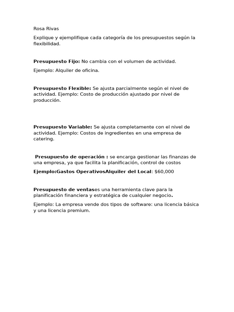 Rosa Rivas - Prueba 1 | PDF