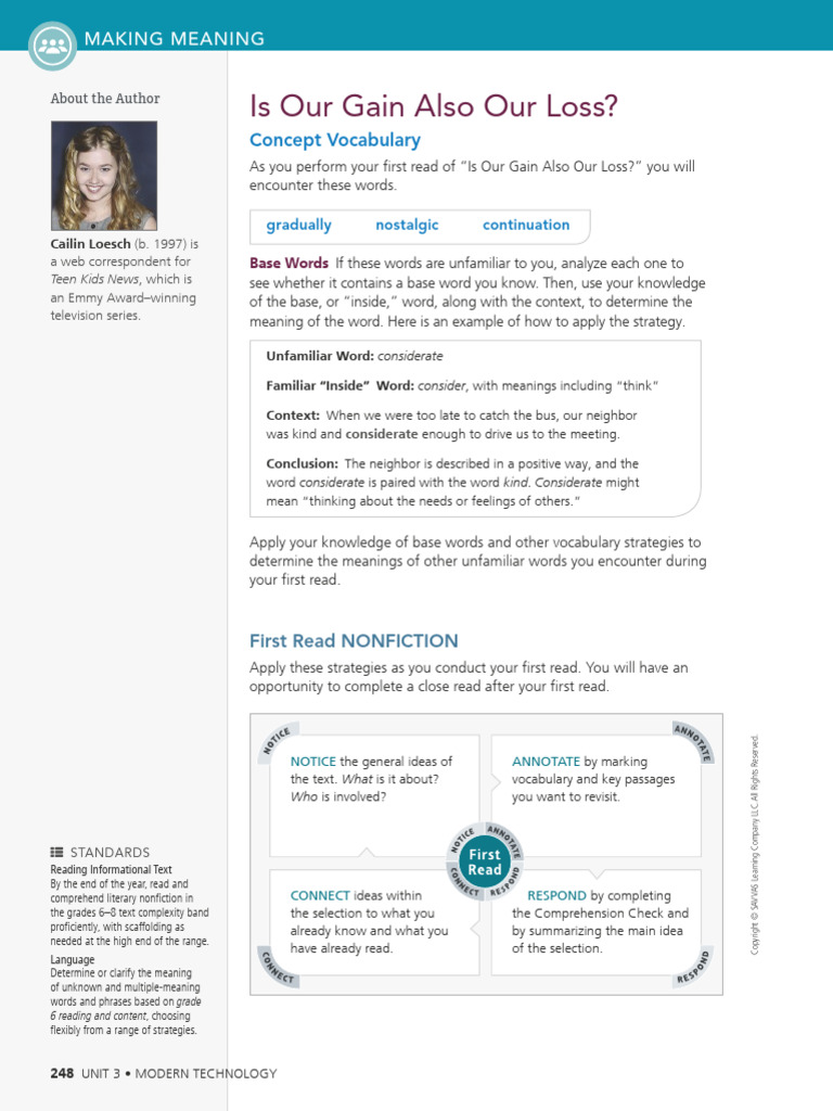 Is Our Gain Also Our Loss - PDF | PDF | Adjective | Adverb