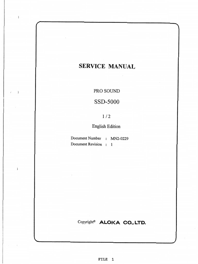 SSD-5000 Service Parte1 | PDF | Printed Circuit Board | Electrical ...
