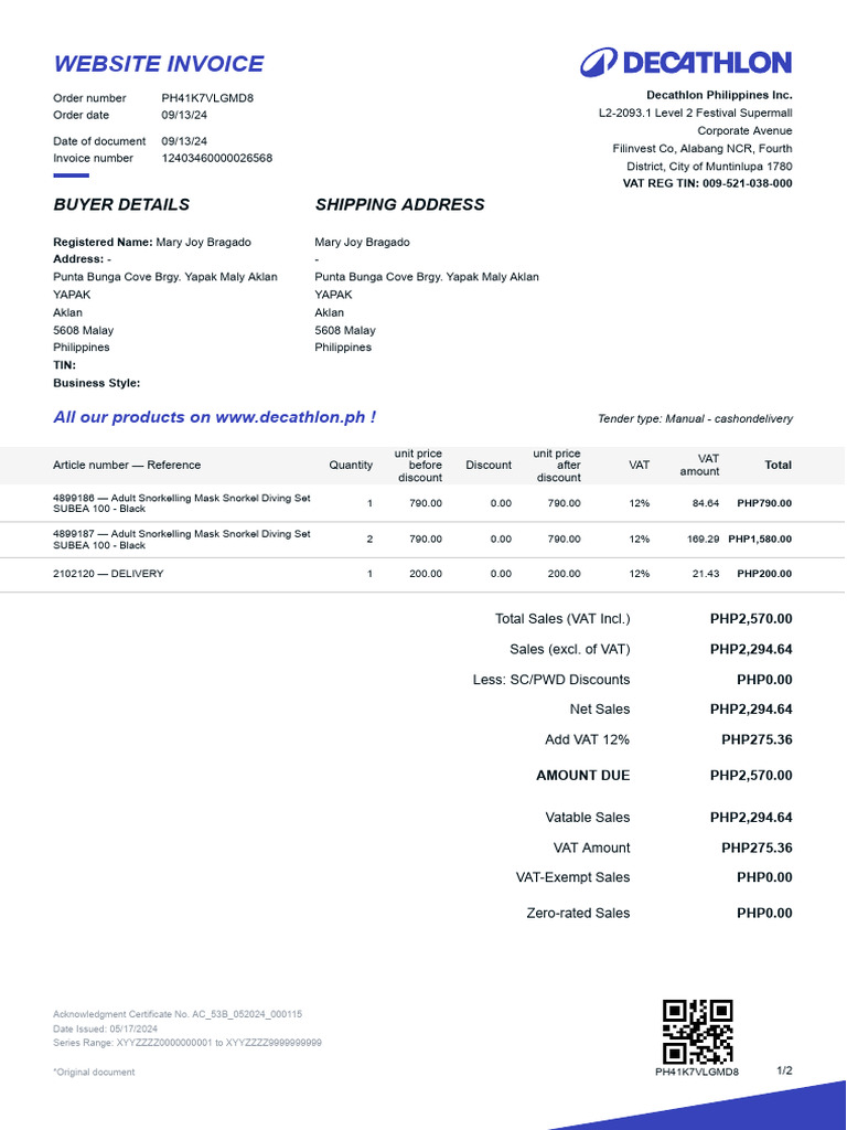 Invoice | PDF | Invoice | Value Added Tax