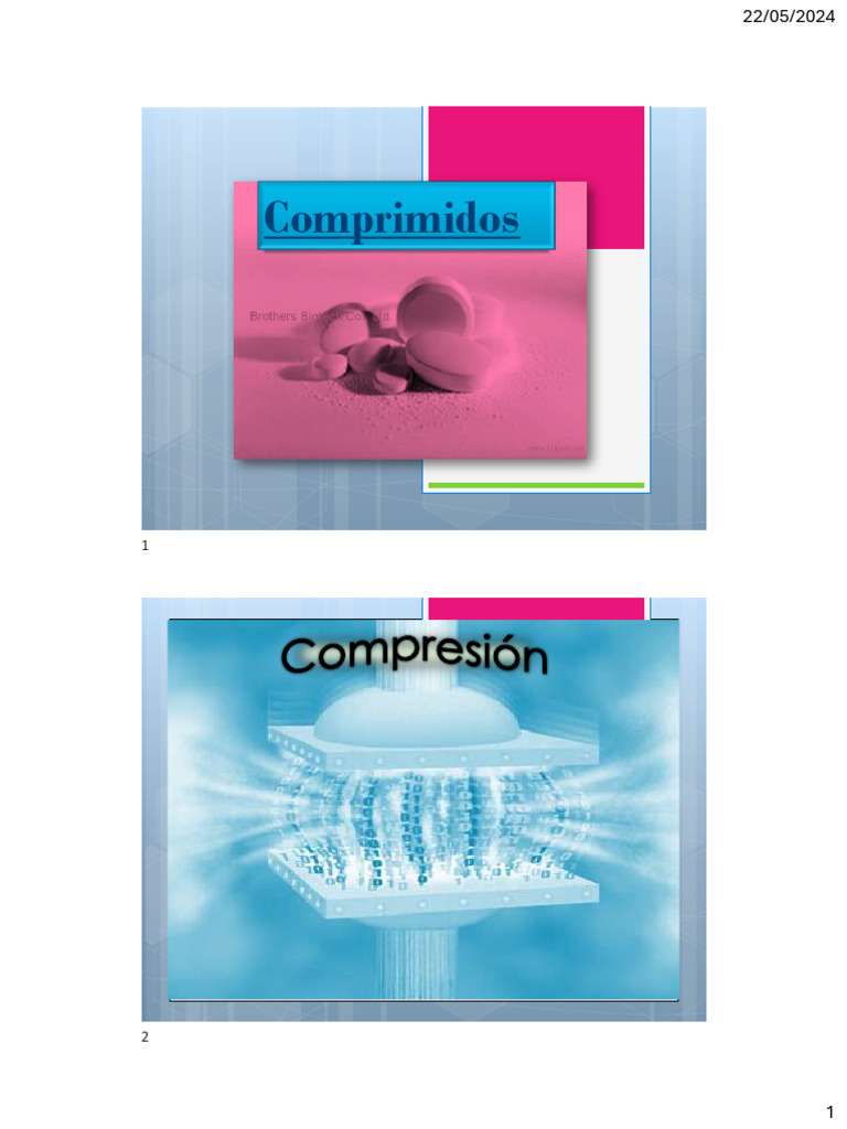 Comprimidos | PDF | Tableta (Farmacia) | Medicamentos con receta