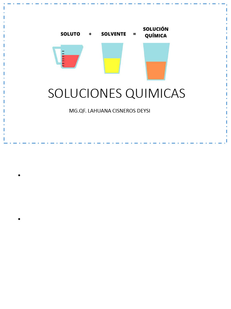 Tipos y Concentración de Soluciones Químicas | PDF | Concentración ...