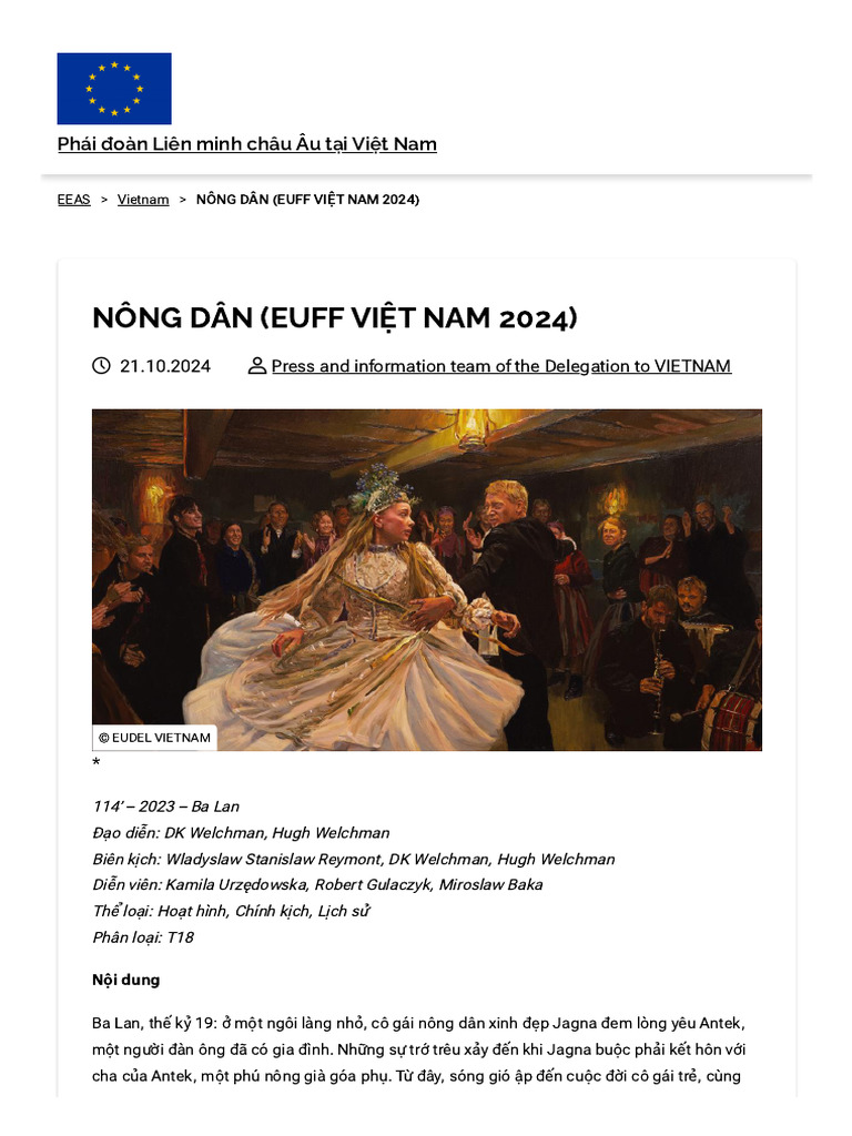 NÔNG DÂN (EUFF VIỆT NAM 2024) _ EEAS | PDF