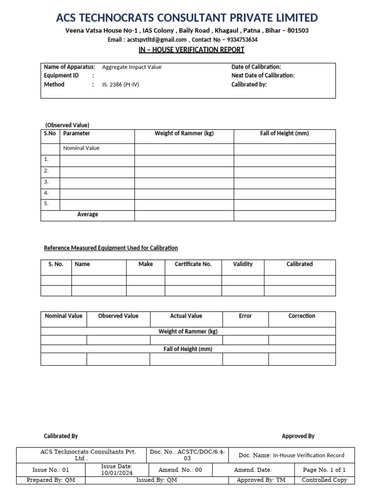 Aggregate Impact Value | PDF