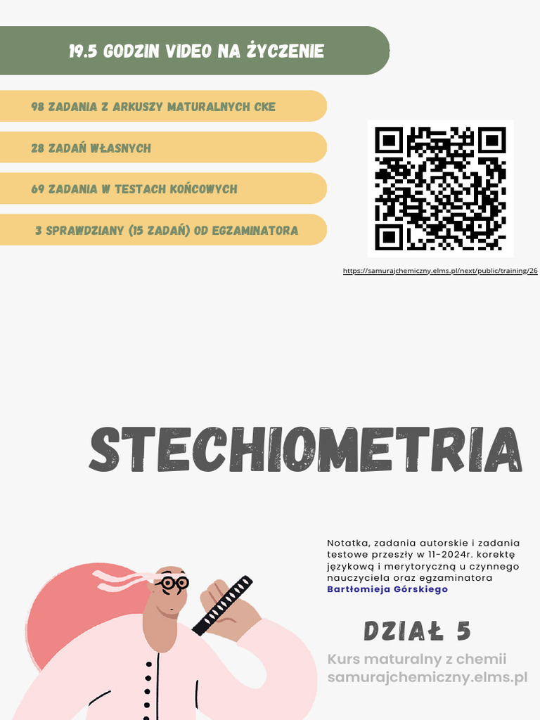 Stechiometria Materiały Dla Kursantów | PDF