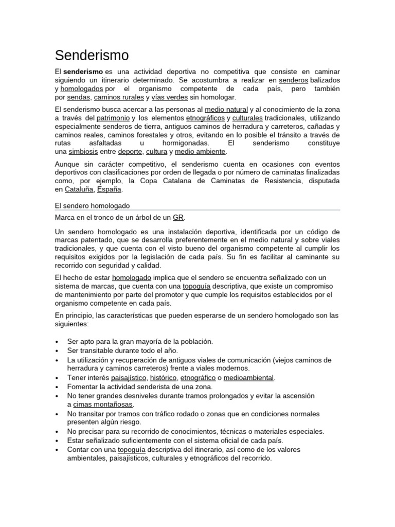 Senderismo | PDF | Excursionismo | Corazón