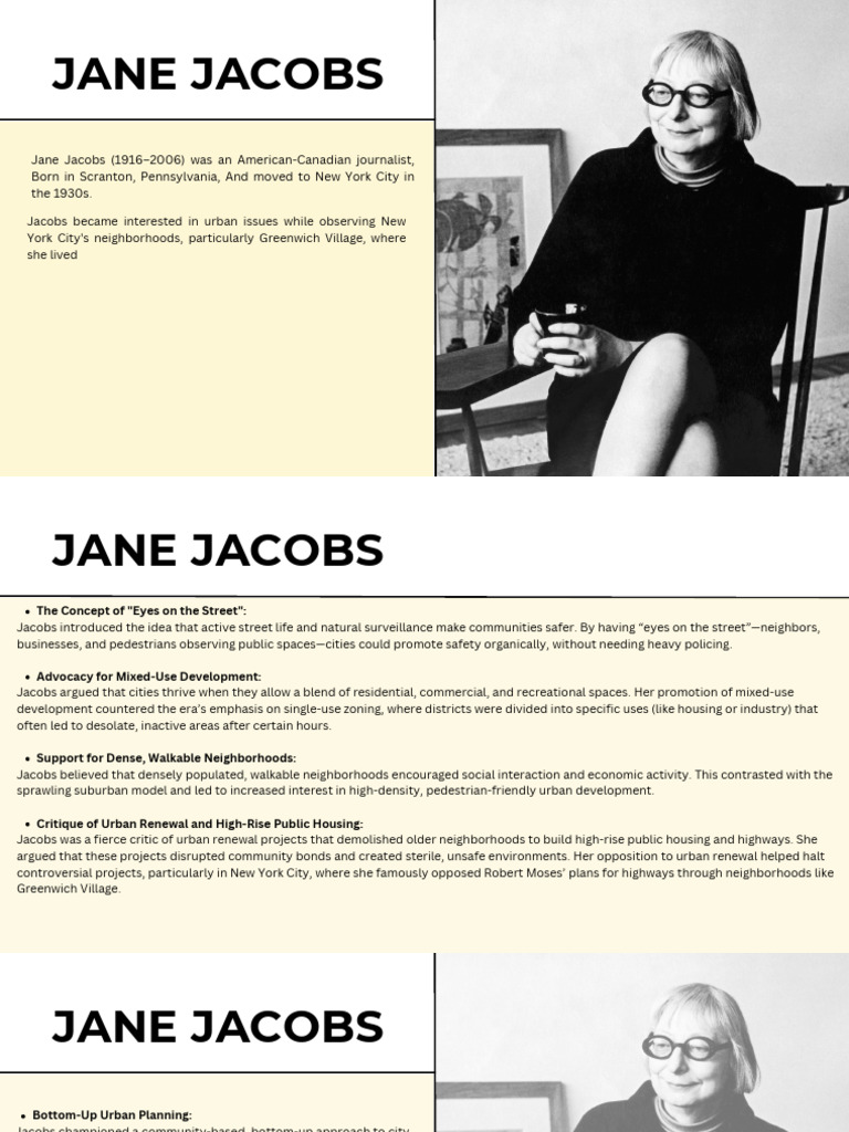 JANE-JACOBS | PDF | Urban Planning | Planning