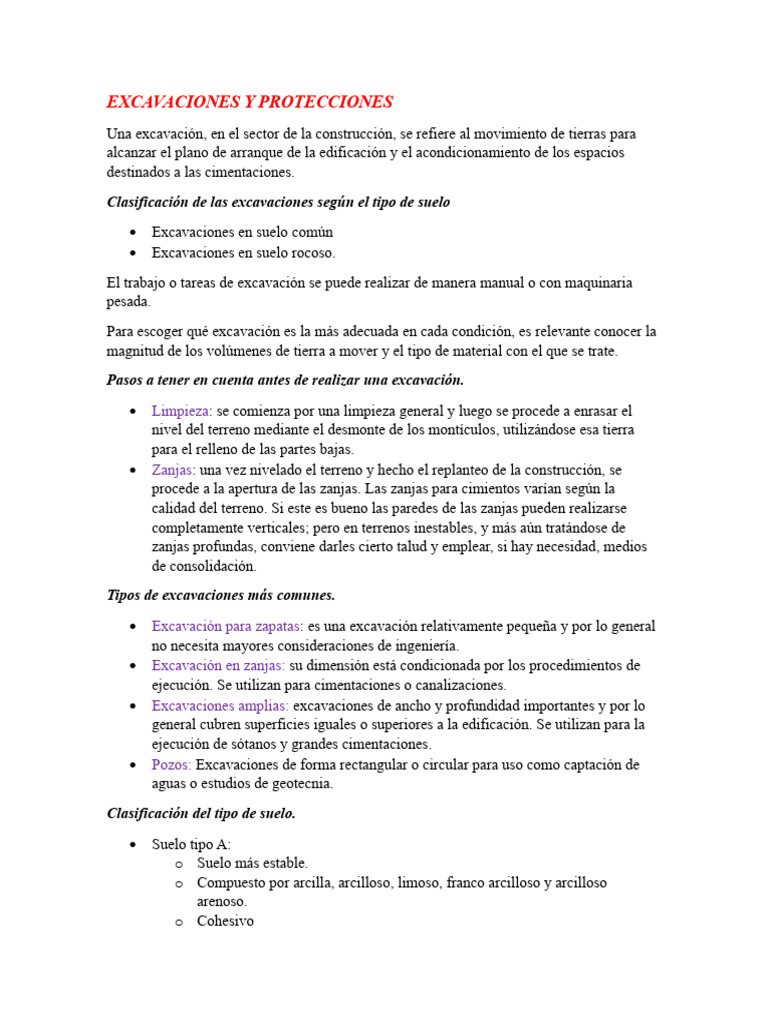 GUÍA PROCESOS CONSTRUCTIVOS 2 | PDF | Fundación (Ingeniería) | Fundación profunda
