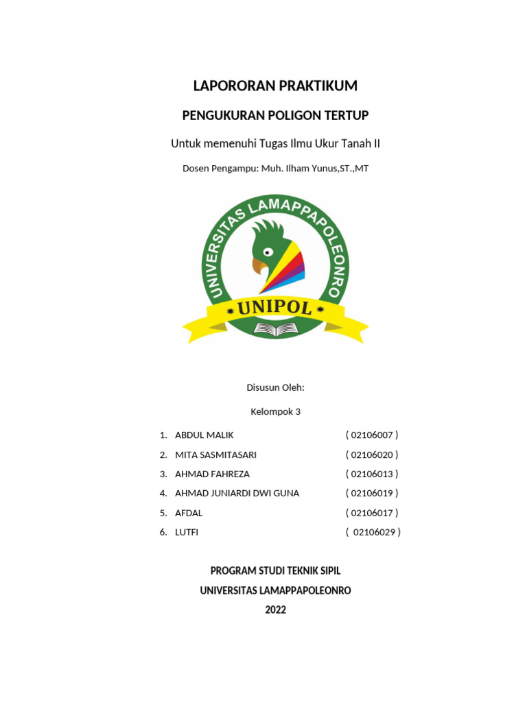 LAPORAN Theodolite KLMPK | PDF