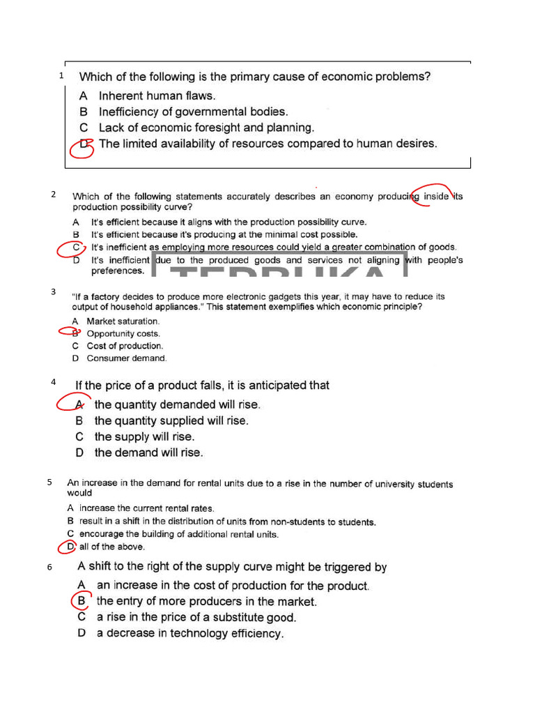 Answer Exercise Test | PDF