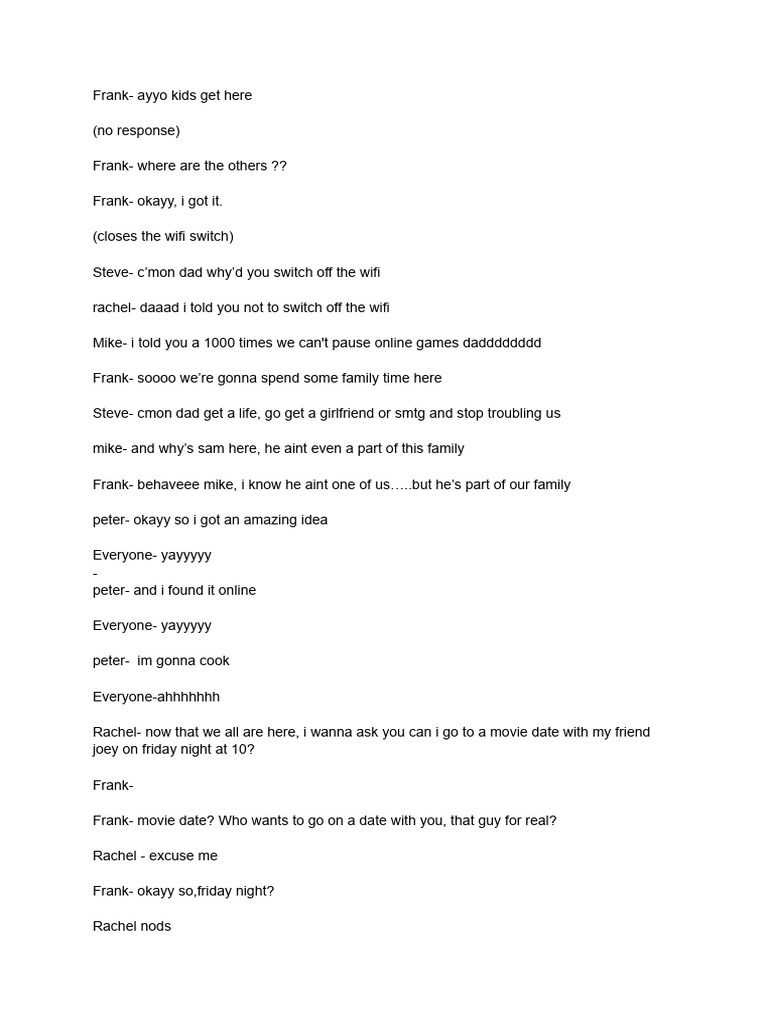 Comedy Skit For Milestone - Arunav | PDF