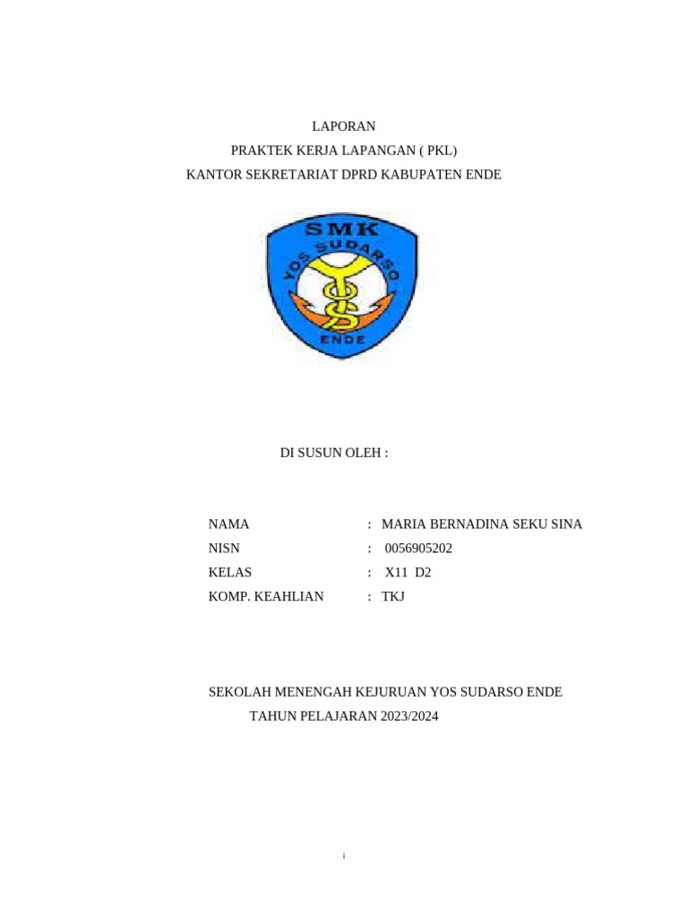 LAPORAN PKL (Autosaved) (Autosaved)123 | PDF