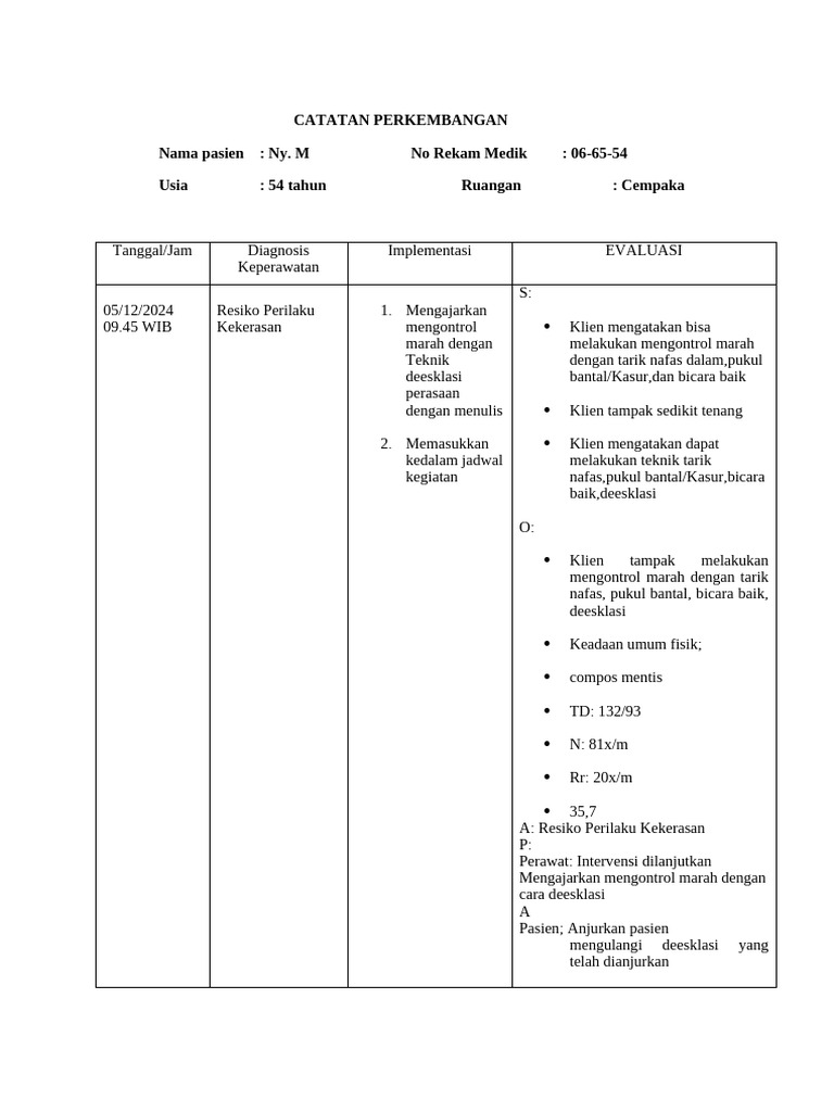 CATATAN PERKEMBANGAN 3 | PDF