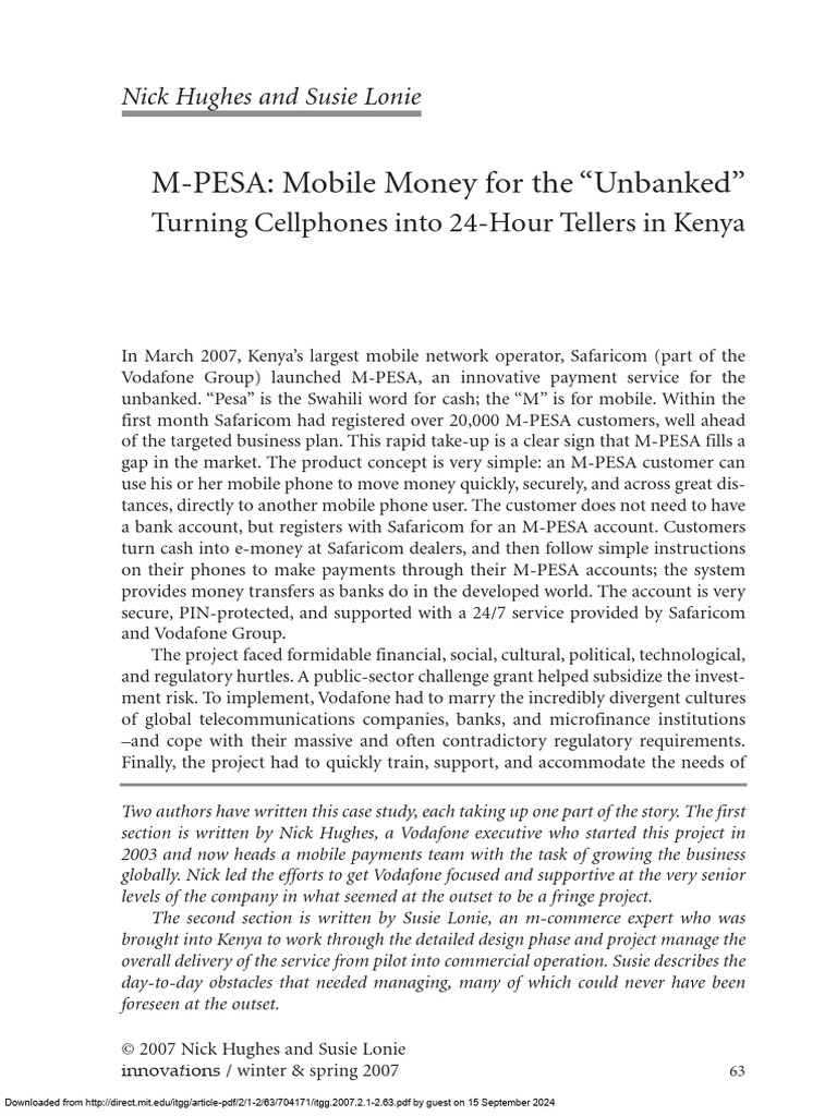 Mpesa Configuration | PDF | Business | Service Industries