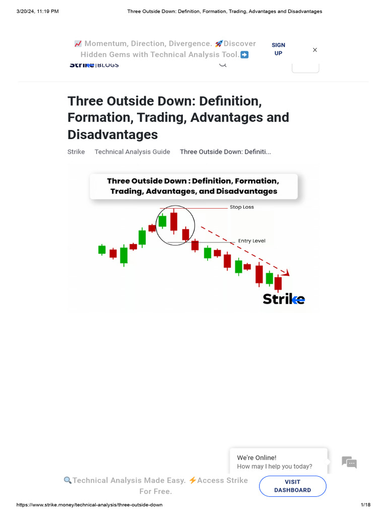 Three Outside Down - Definition, Formation, Trading, Advantages and ...