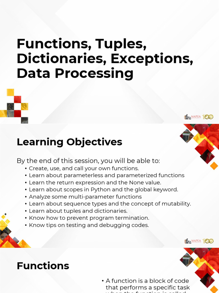 ICT01-Course Outcome 6_Module 4 | PDF | Parameter (Computer Programming) | Anonymous Function