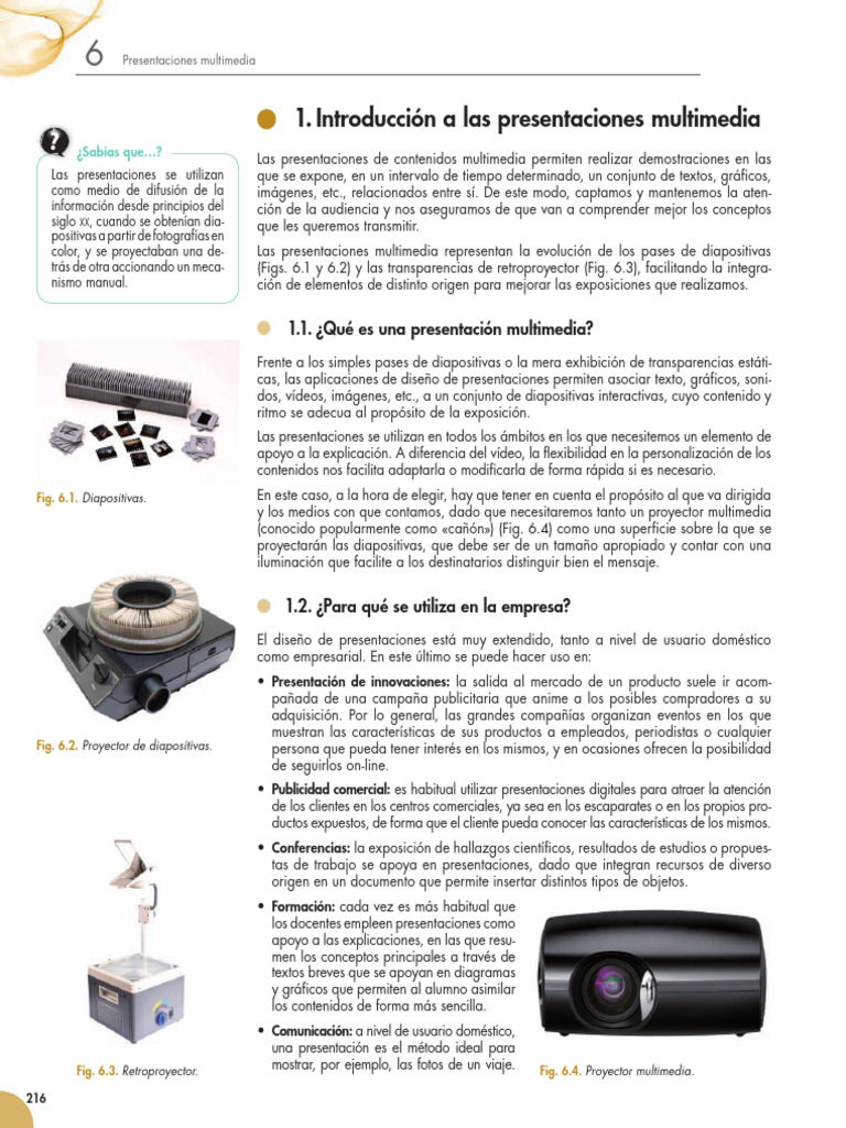 Presentaciones Multimedia | PDF | Multimedia | Microsoft PowerPoint