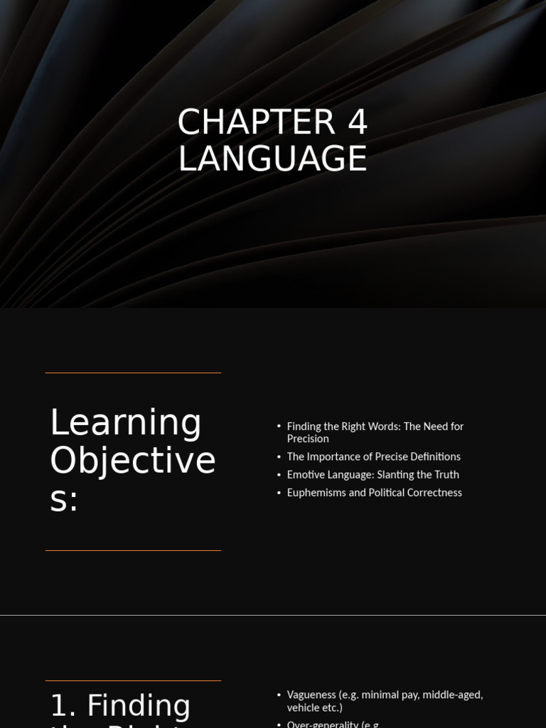 Chapter 4 Language | PDF