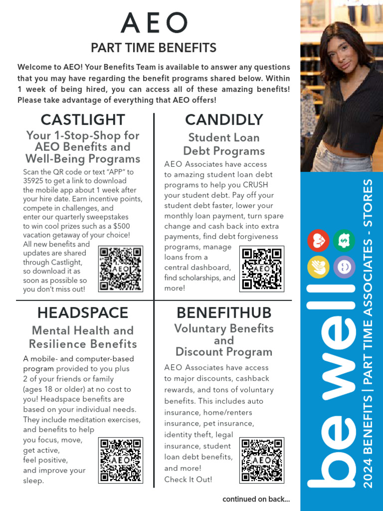 AEO Part-Time Benefits Overview | PDF | 401(K) | Economies