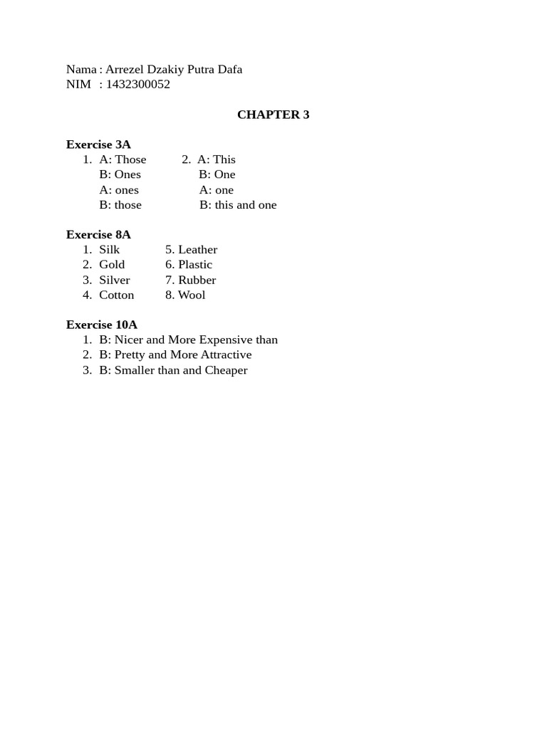 Ch. 3 (3A, 8A, 10A) | PDF