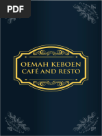 Restoran Mahbub Food Menu | PDF | Foods | Cuisine