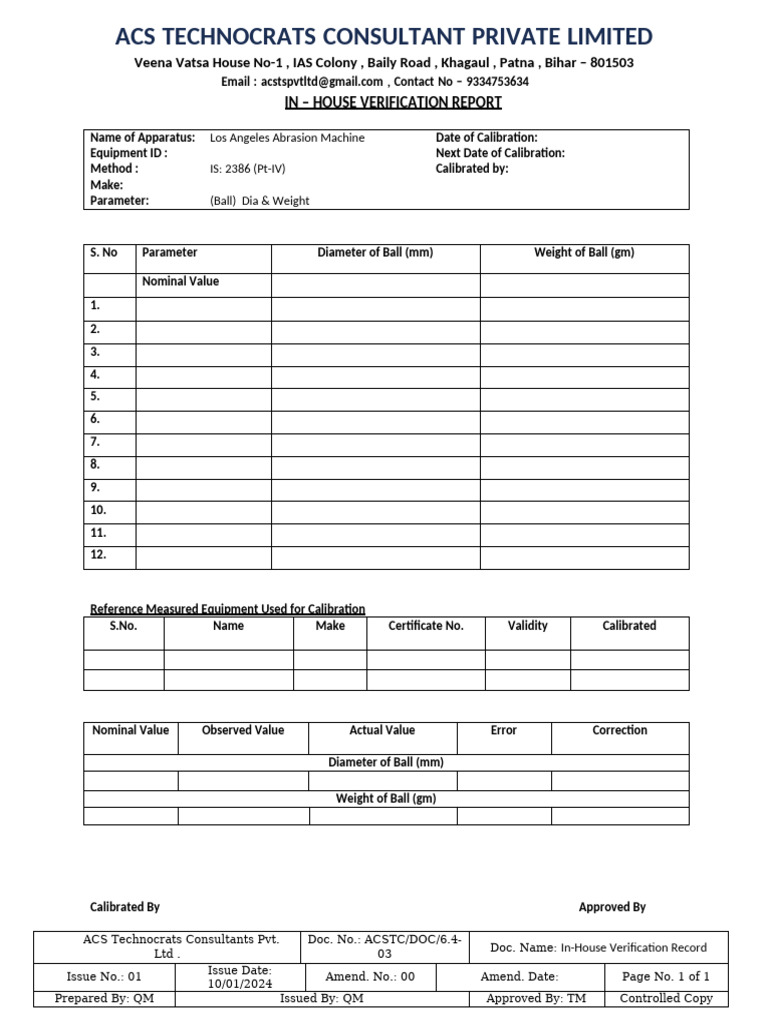 Los Angeles Abrasion Machine | PDF