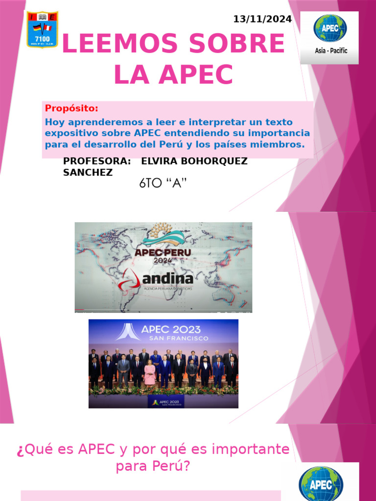 6to A-Leemos Sobre La Apec-13 Noviembre | PDF | Cooperacion economica ...