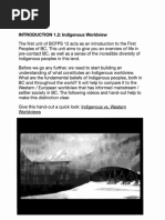 Indigenous Worldviews VS Western Worldviews | PDF | Iroquois | Liberal ...
