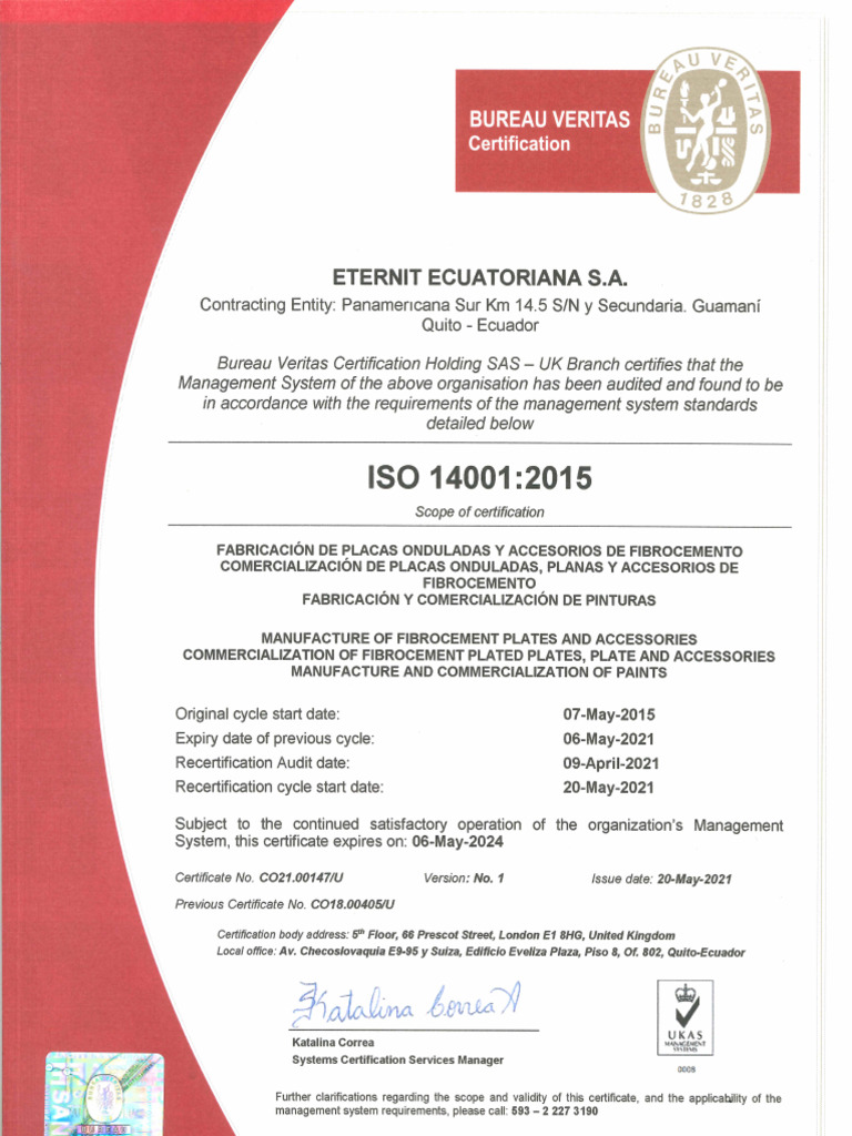 Iso 14001 | PDF
