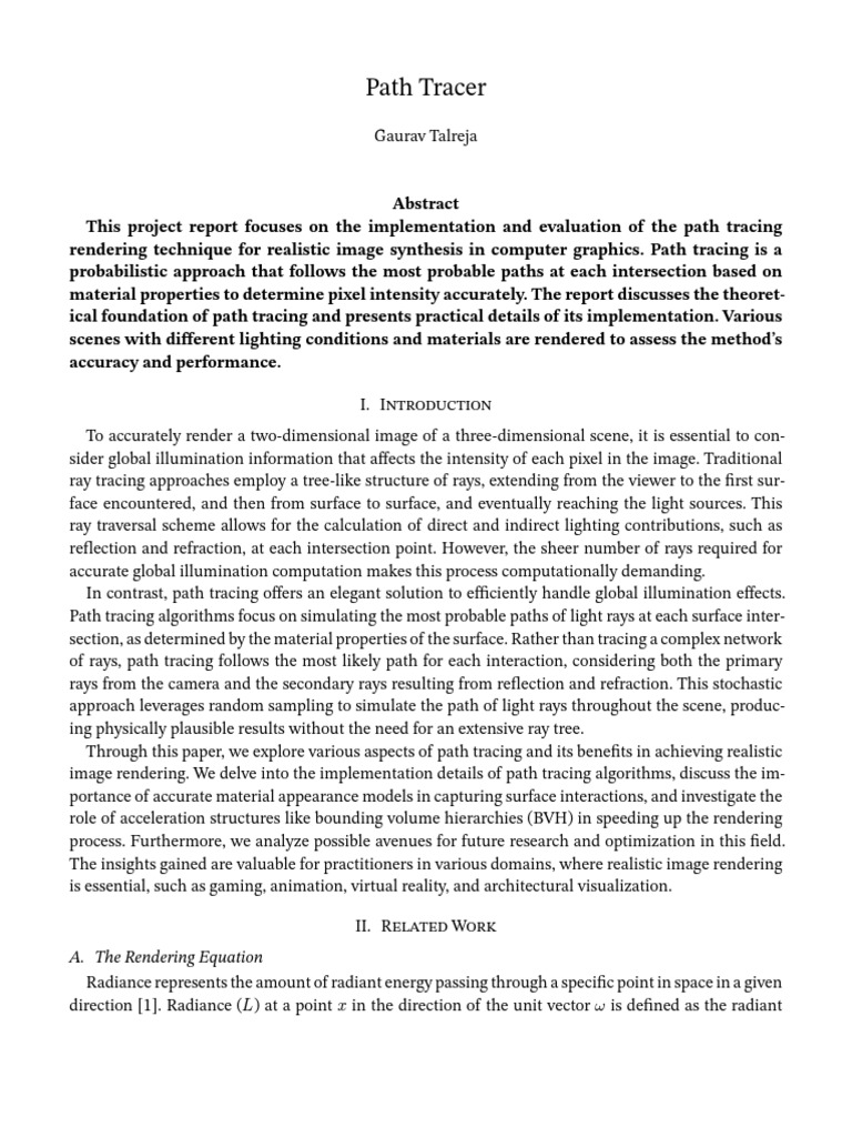 University of Waterloo CS 489: Monte Carlo Methods For Advanced ...