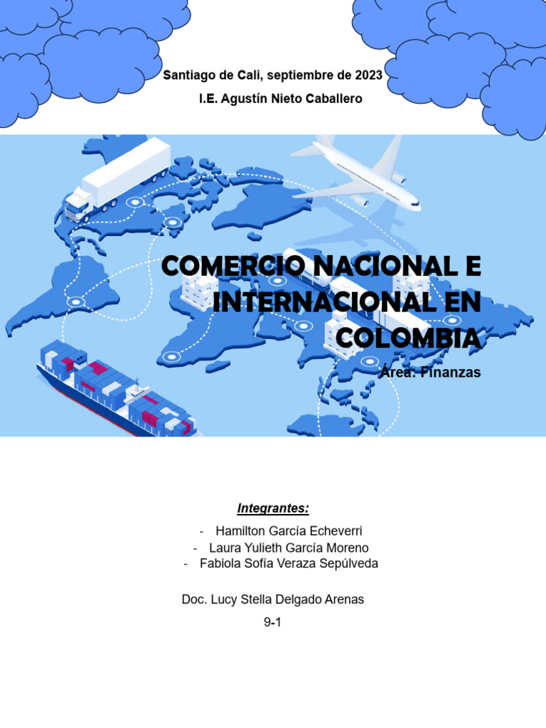 Comercio Nacional e Internacional en Colombia | PDF | El comercio ...